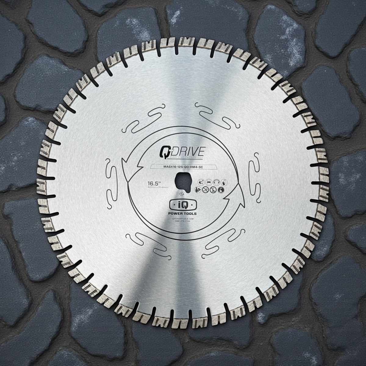 16.5 HM4 SILENT CORE - Extreme Hard Material Blade - MASX16-125-QD-HM4