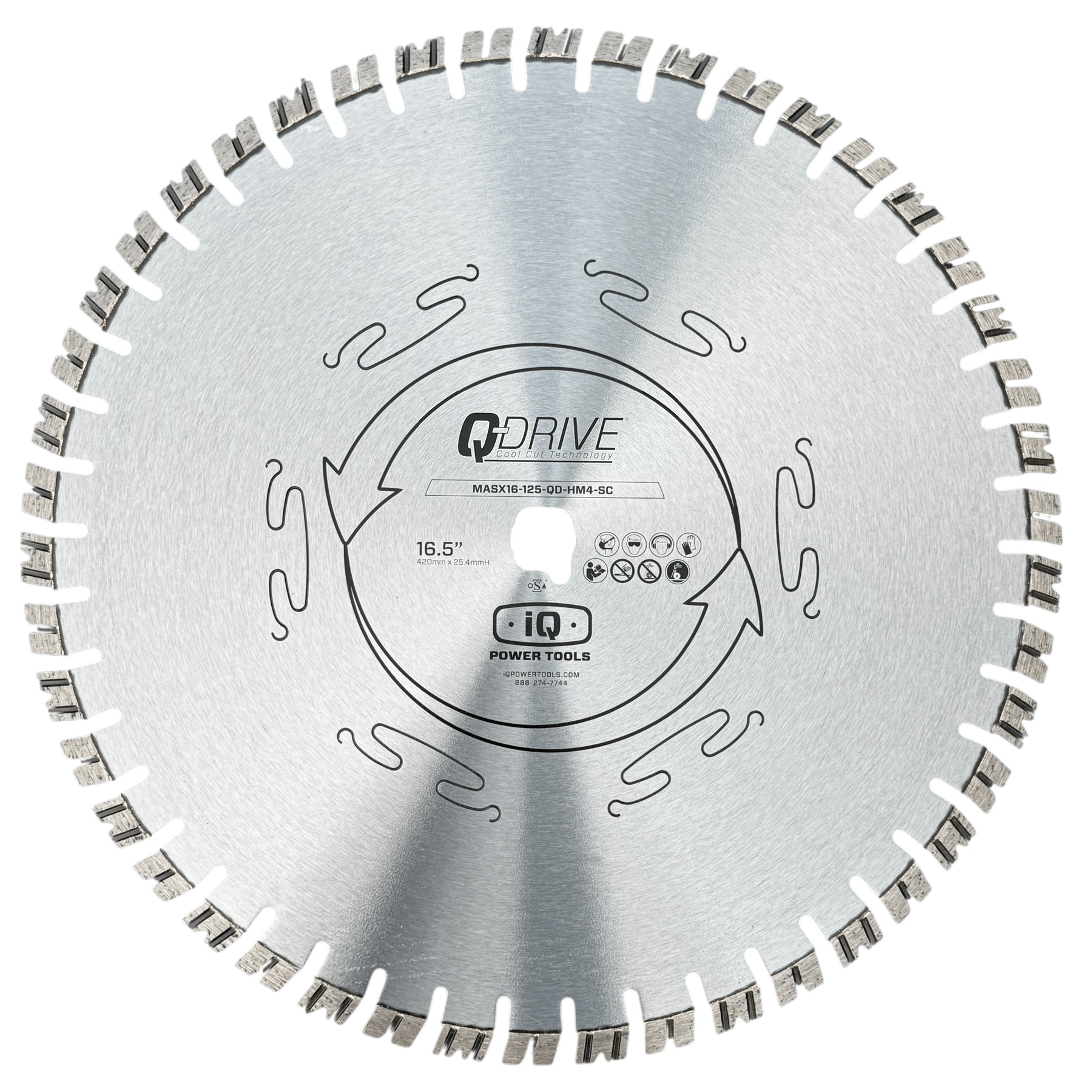 16.5 HM4 SILENT CORE - Extreme Hard Material Blade - MASX16-125-QD-HM4
